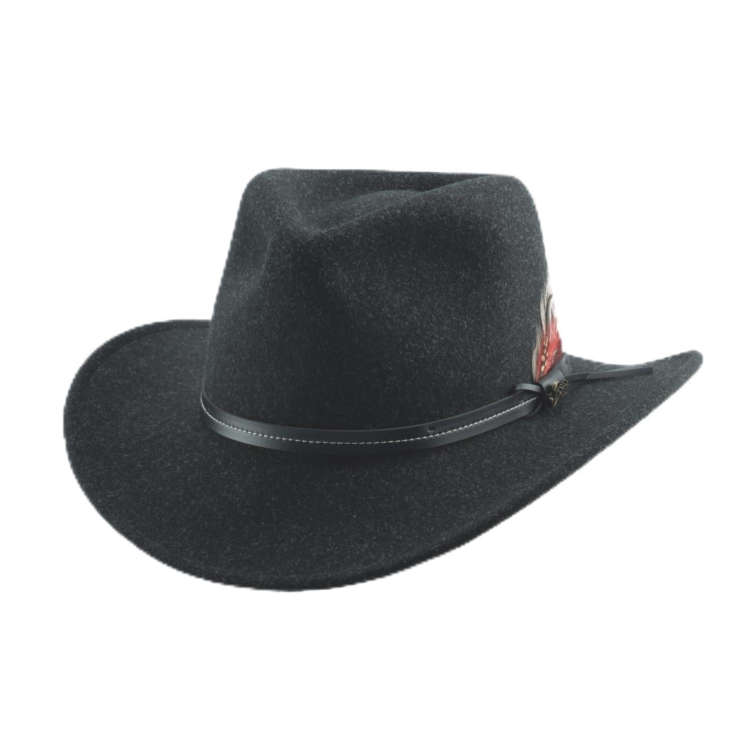 Generic Bullhide Casual Felts Outdoor Felt Hats Evanston Black Cowboy ...