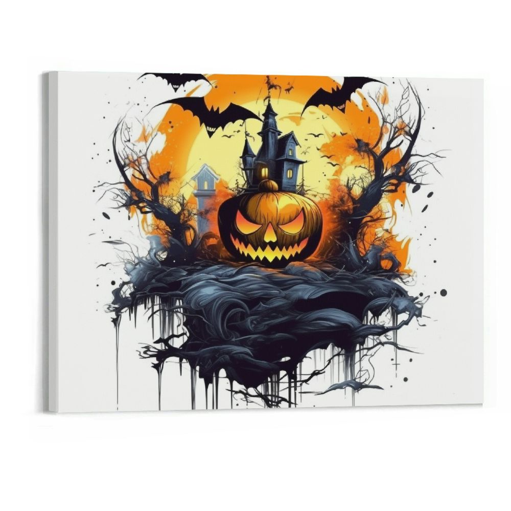 Generic Canvas Painting Canvas Wall Art Picture 20x16in for Living Room ...