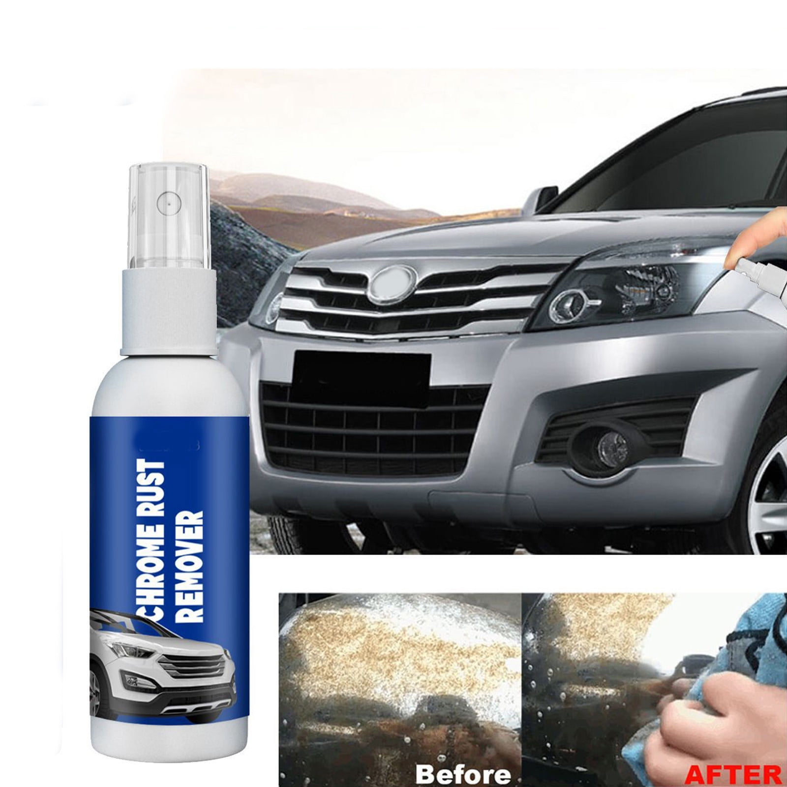 Generic Car Rust Remover Spray, Rust Remover for Automobile Wheels, Car ...