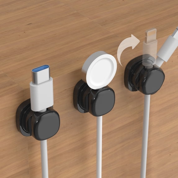 Generic Charging Cable Magnetic Cable Organizer Storage Holder ...
