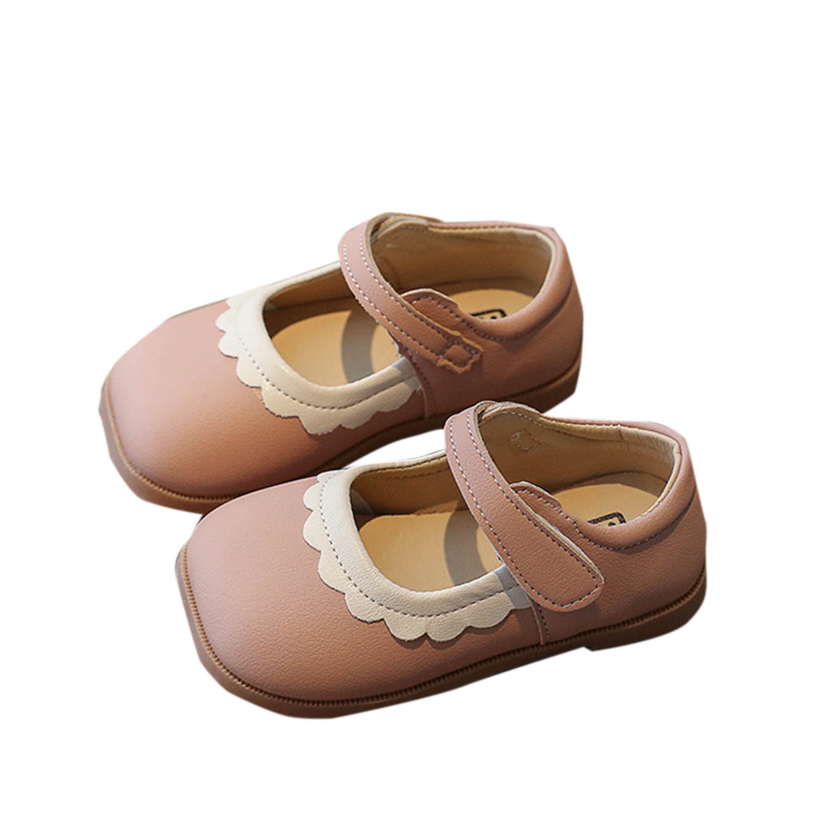 Generic Children Girls Summer Shoes Cute Flat Color Block Lace Hook ...