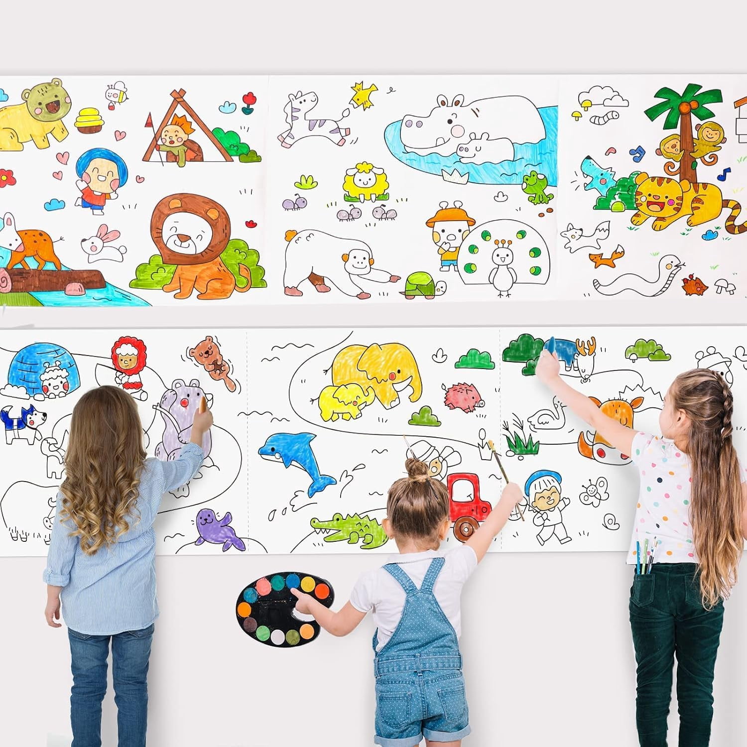 Generic Childrens Drawing Roll 30 x 300 Cms DIY Painting Drawing Paper ...