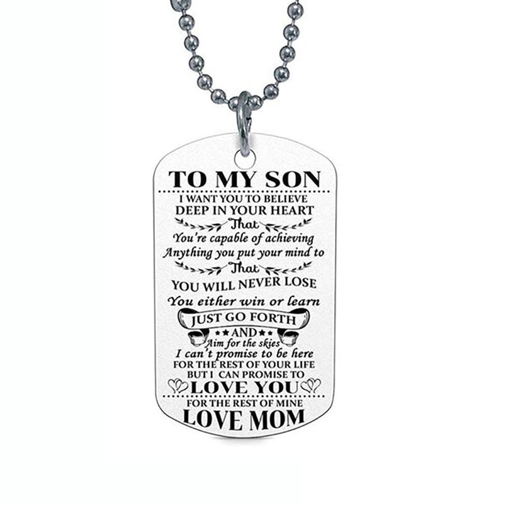 Generic Christian Scripture Religious Dog Tag Necklace,Catholic Bible ...