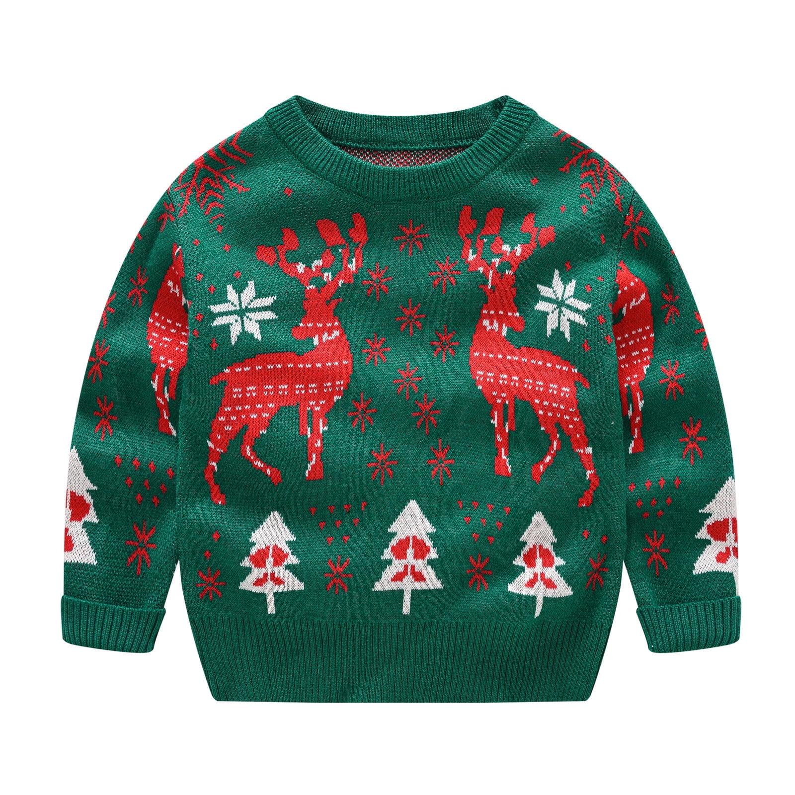 Generic Christmas Clothes Toddler Baby Kids Girls Boys Christma Knit ...