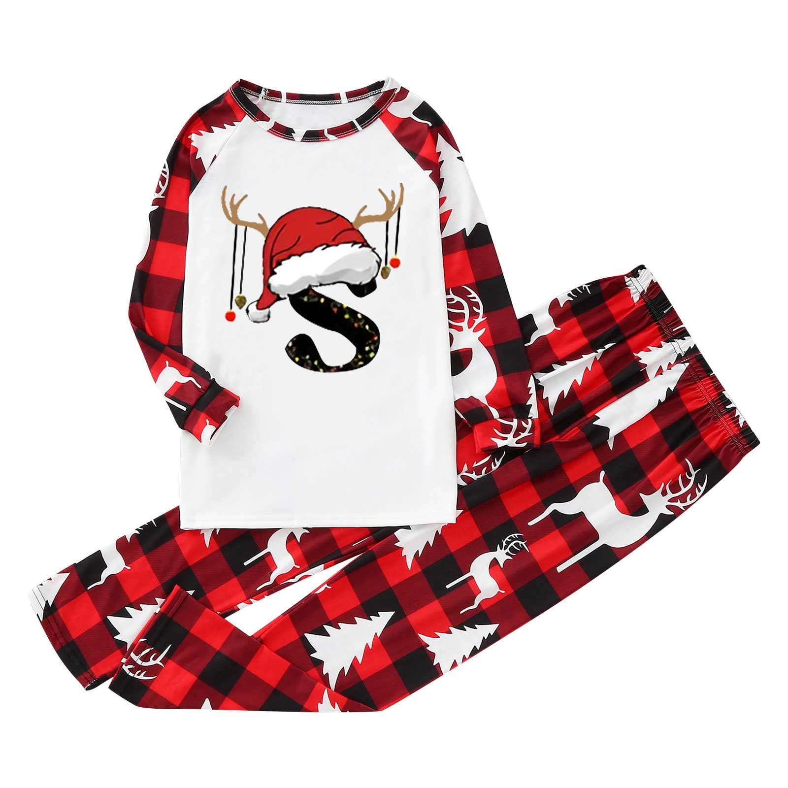 Generic Christmas Family Matching Pajamas 2024 26 English Words Mother ...