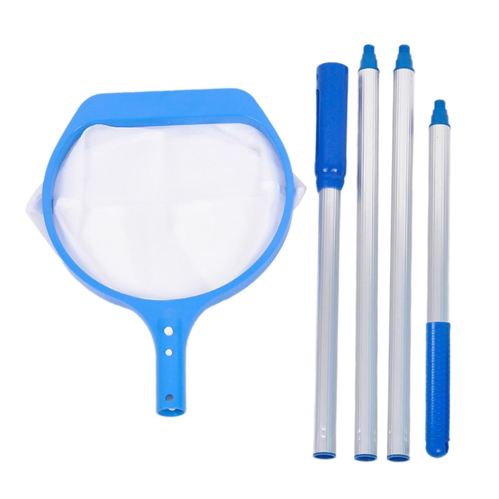 Generic Cleaning Netting Pool Skimmer Net with 4 Poles Aluminum Pool ...