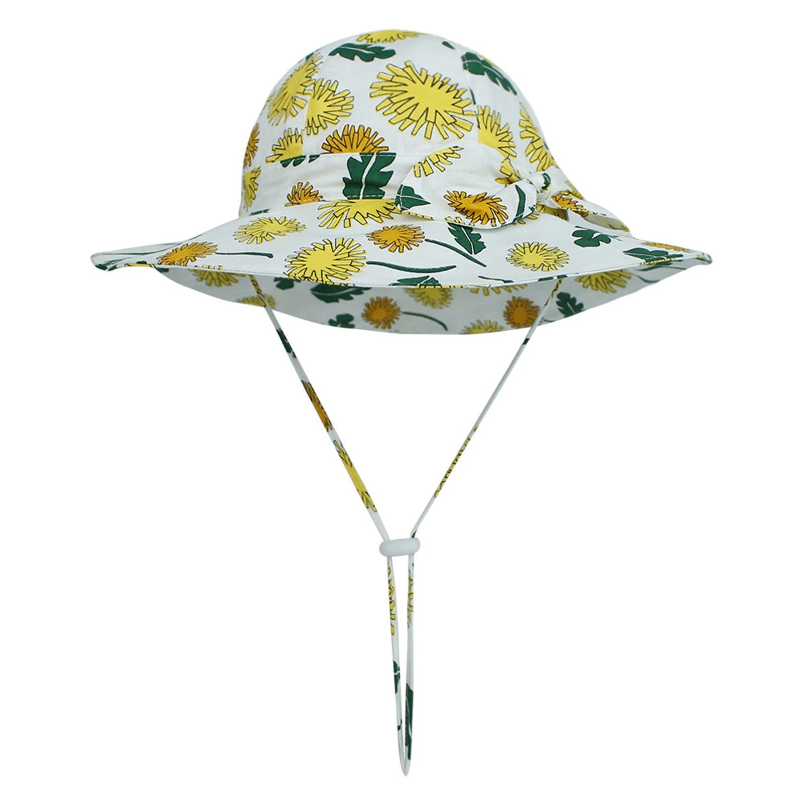 Generic Clearance Children's Travel Hats Kid's Floral Sun Hat Wide Brim ...