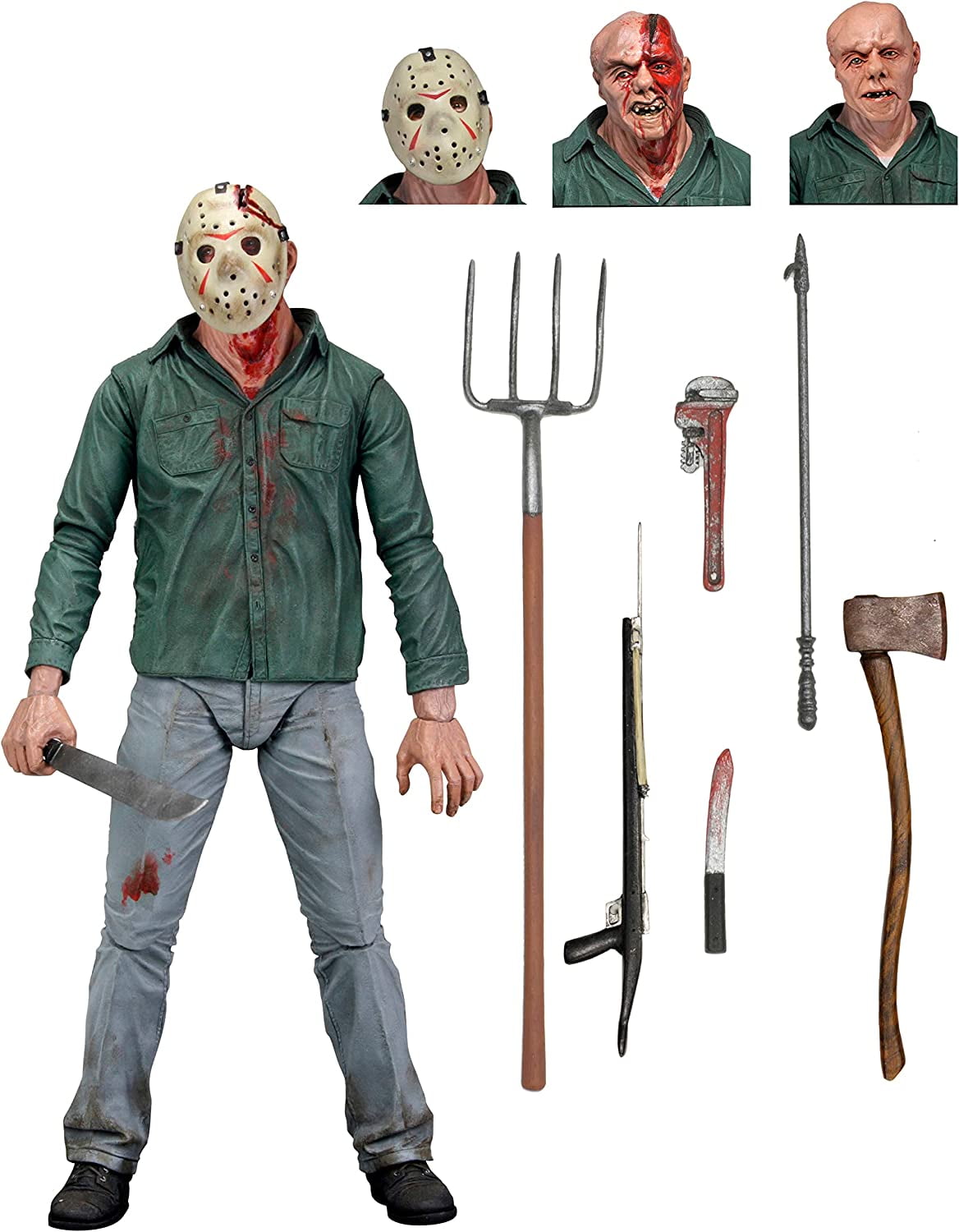 Generic Collectible Friday the 13th Scale Part 3 Jason Ultimate 7inches ...