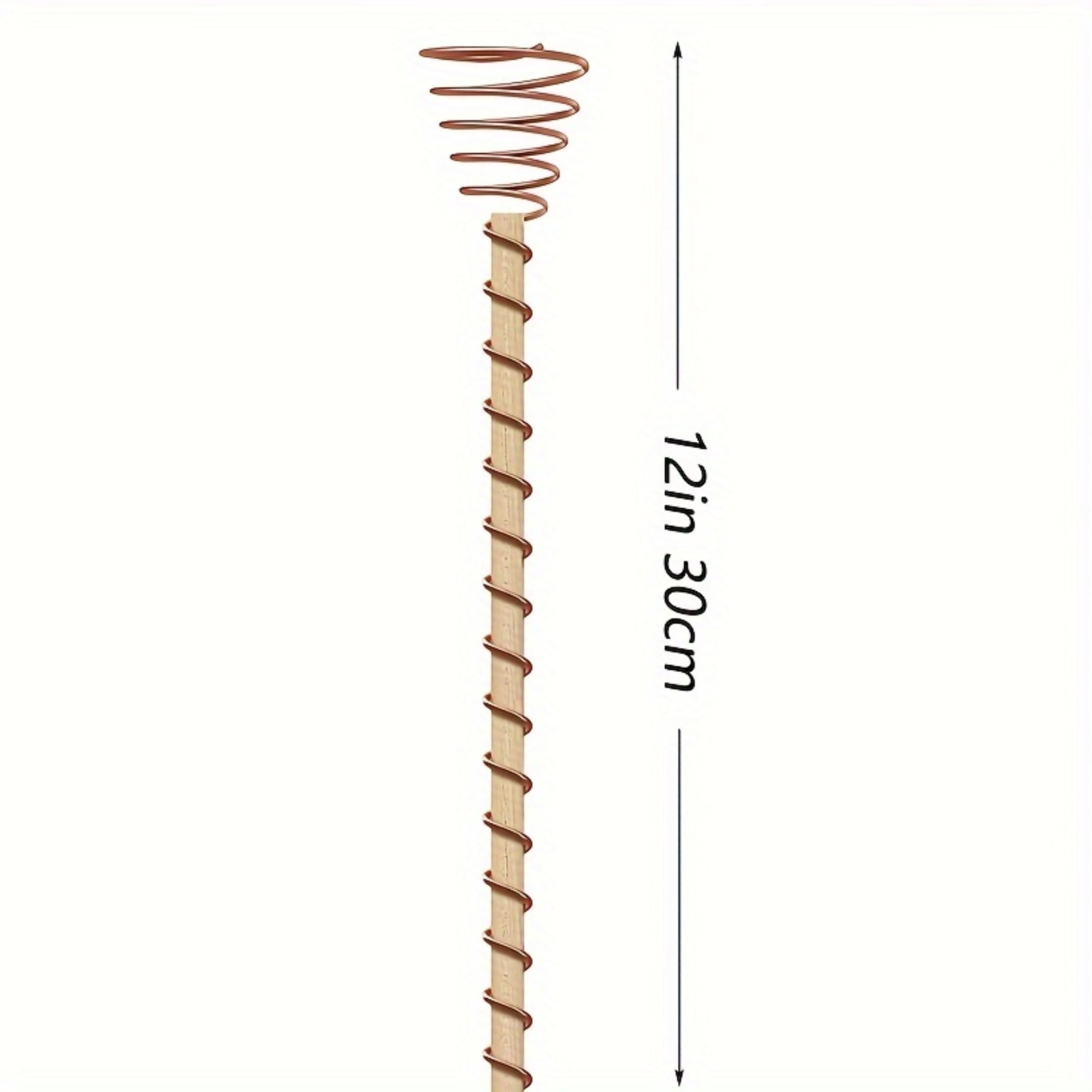 Generic | Copper Wire Coil Antenna Plant Stakes - Rustproof Durable ...