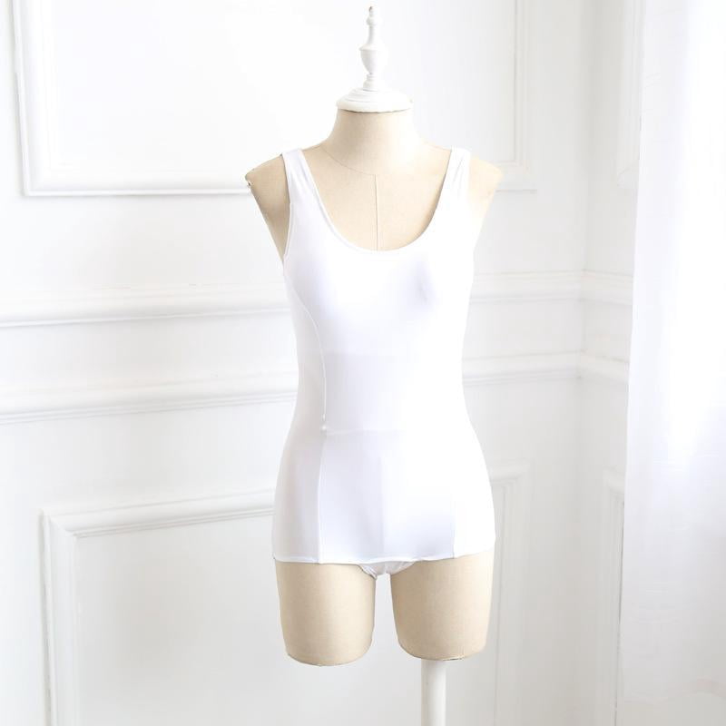 Generic Cos Sukumizu Swimsuit Female One-Piece Triangle Cover Belly ...