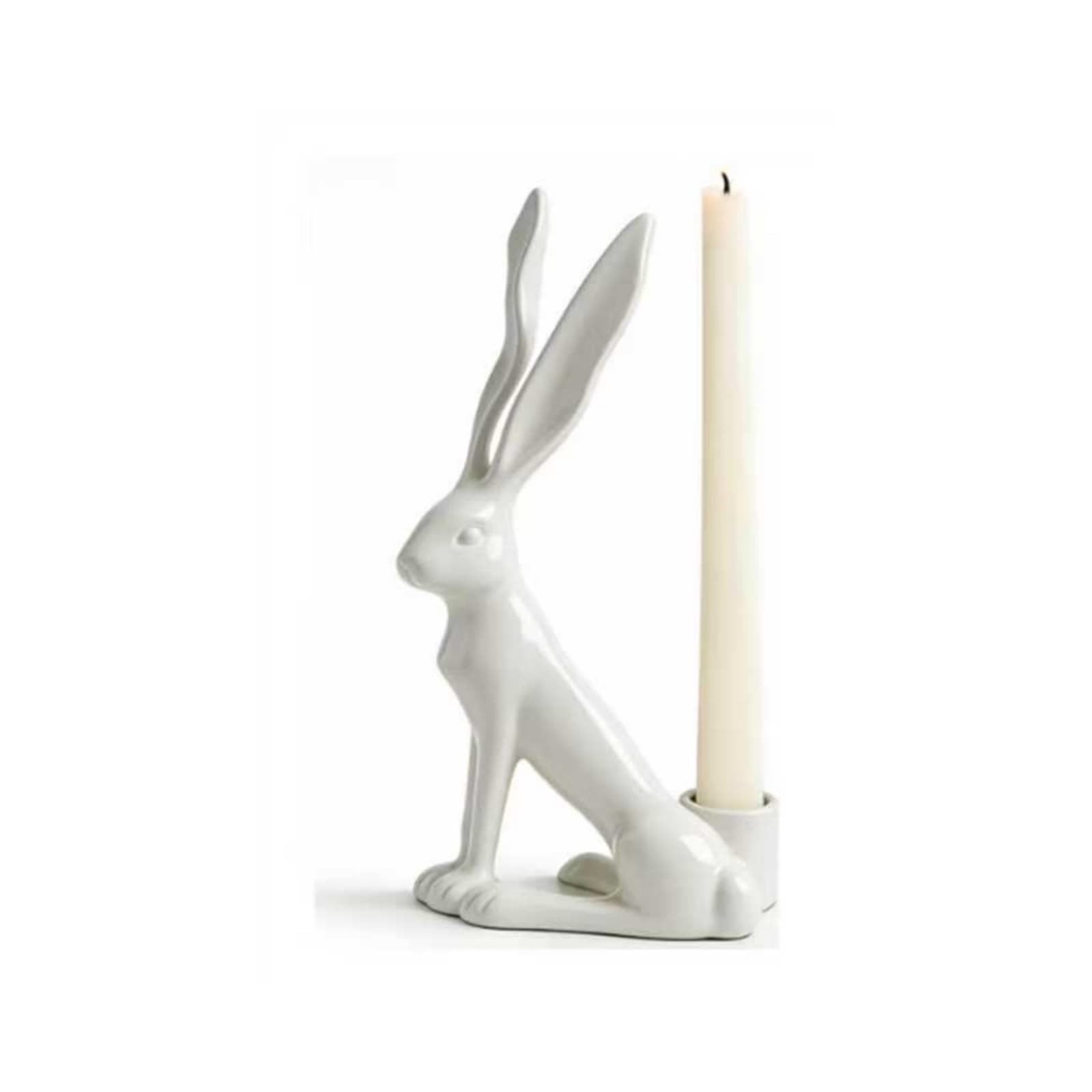 Generic Easter Bunny Candlestick Holders Vintage Rustic Bunny Stick ...