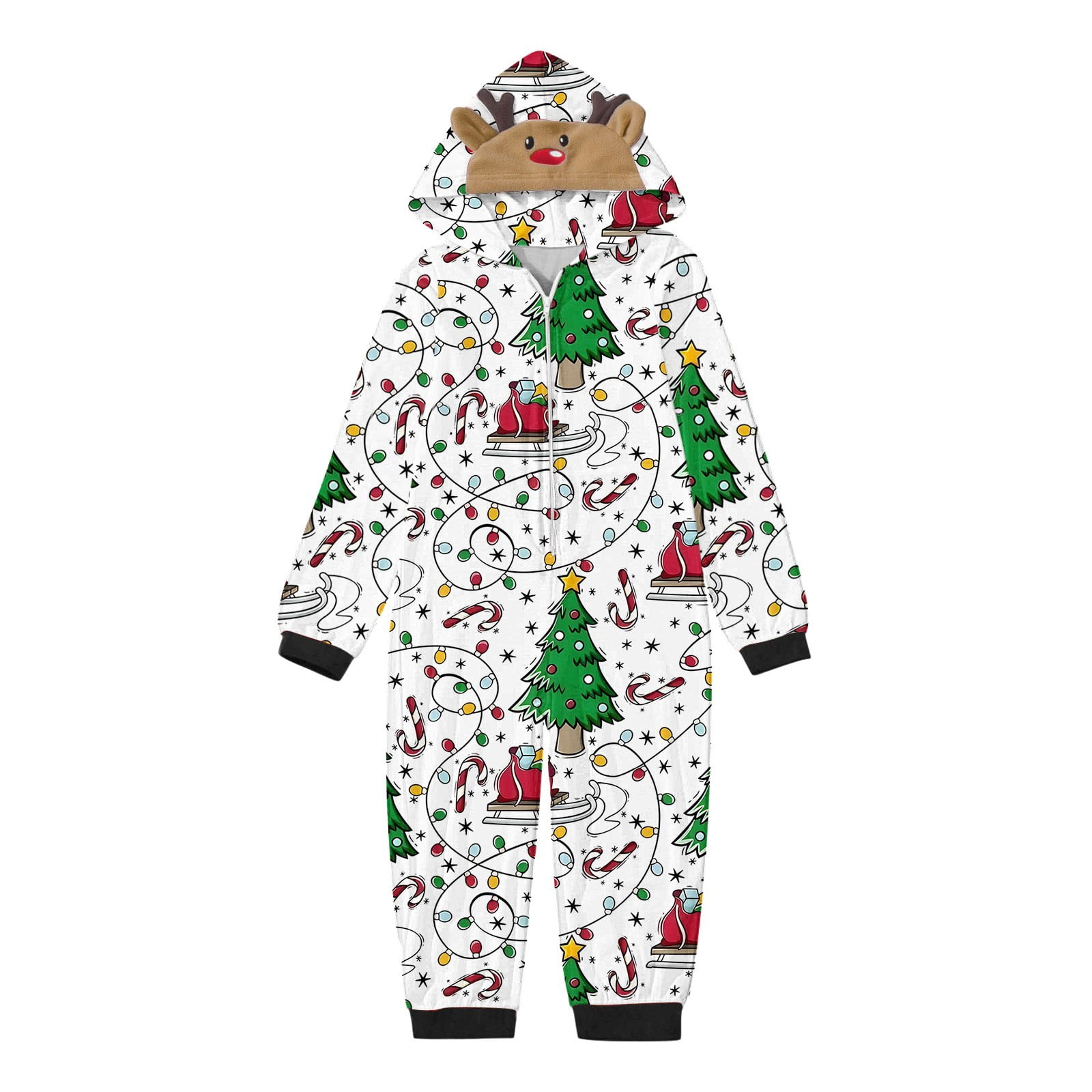 Generic Family Matching Christmas Pajamas Set Xmas Pjs Set Soft Long ...