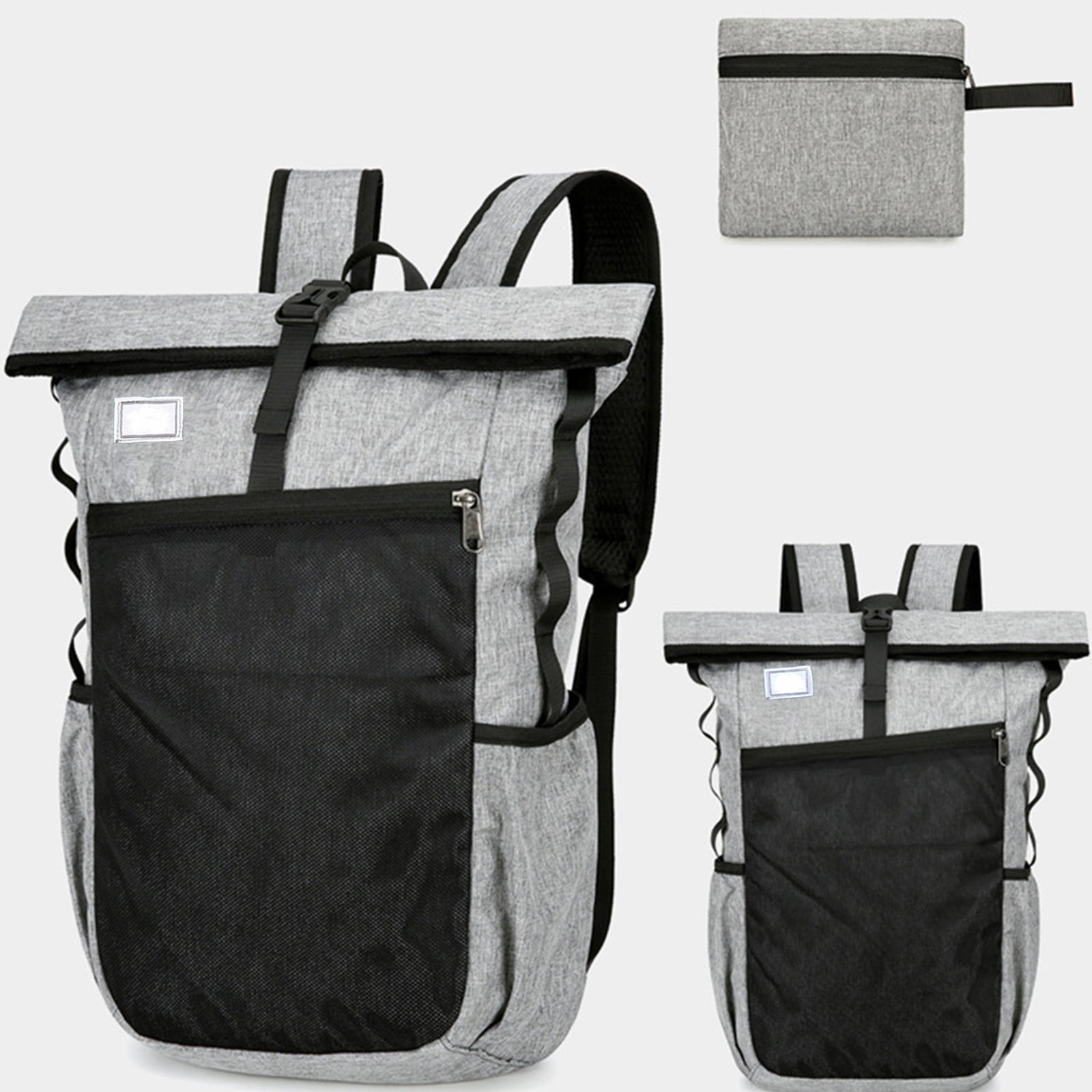 Generic Fashion Foldable Roll Top Hiking Backpack, Lightweight Packable ...