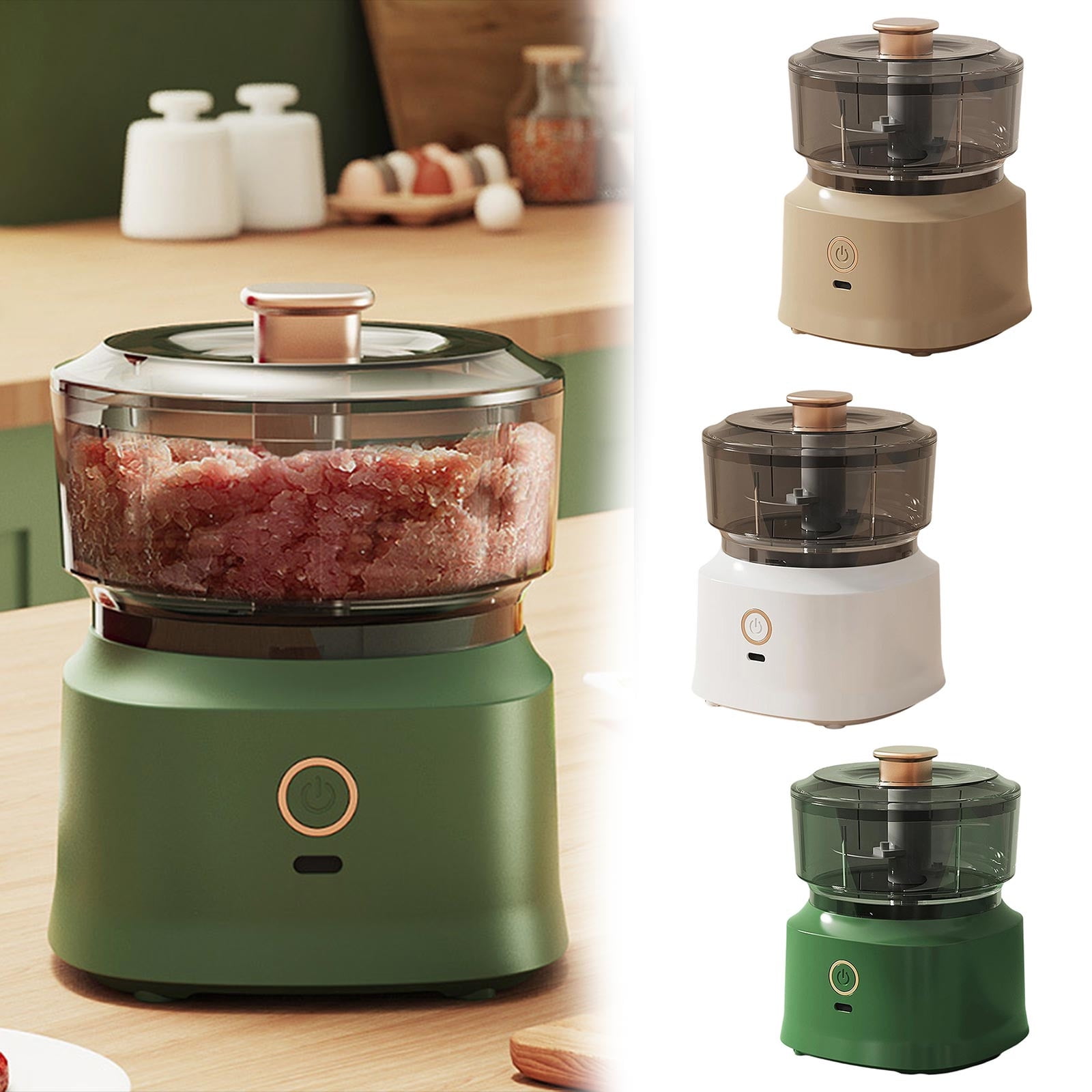 Generic Food Processors, Electric Chopper with Meat Grinder & Veggie ...
