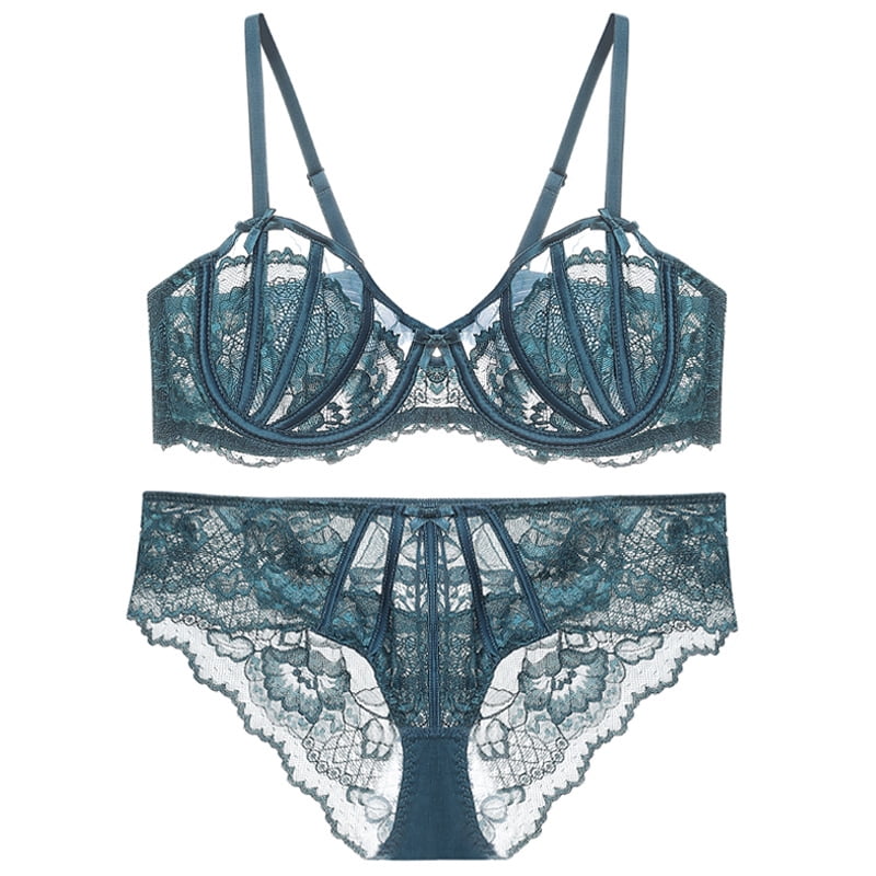 Generic French Lace Underwear Sexy Ultra Slim Big Chest Small plus Size ...