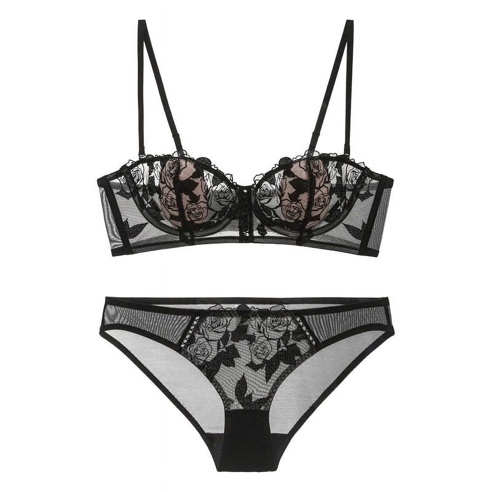 Generic French Sexy Underwear Female Rabbit Mug Flower Embroidery Lace ...