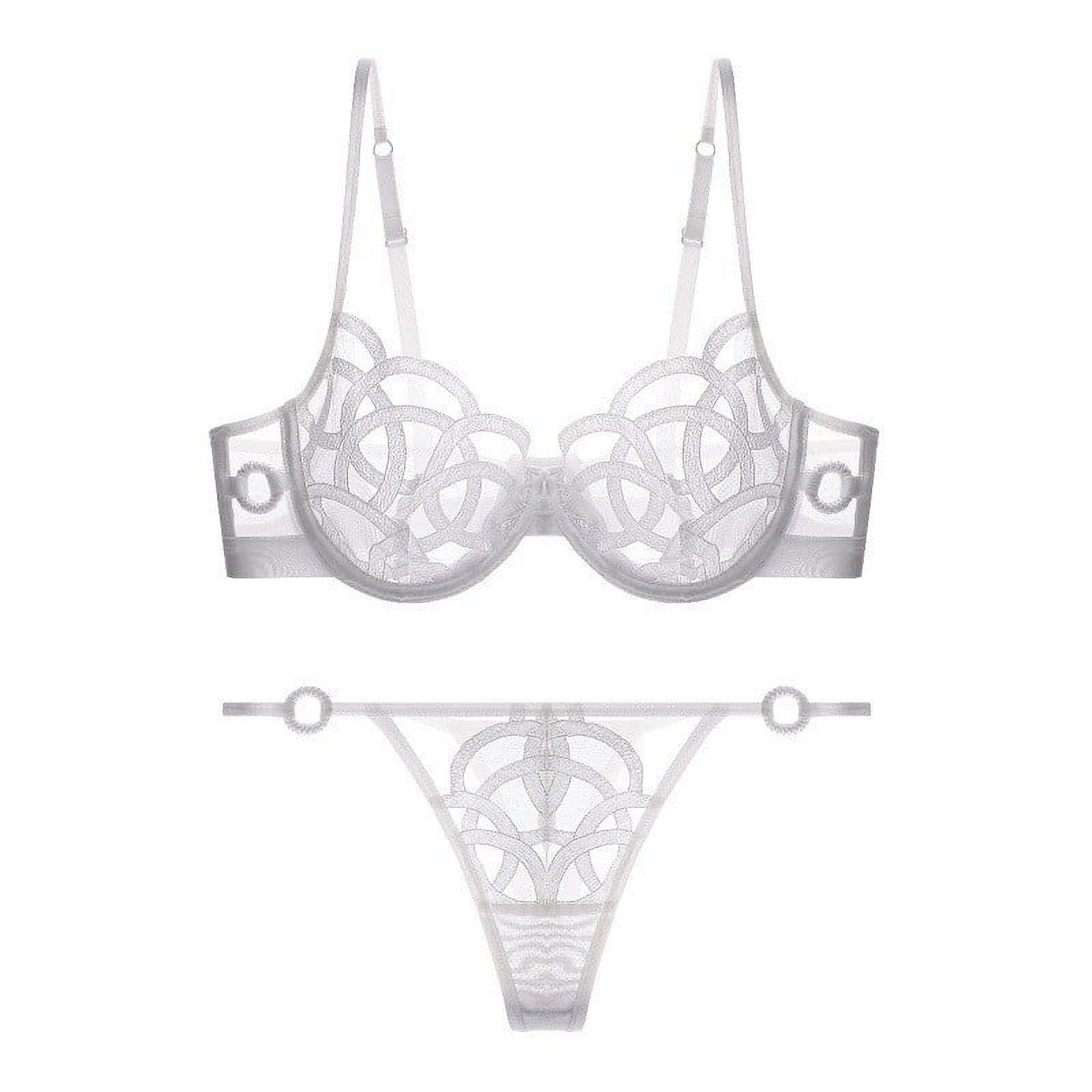 Generic French Sexy Underwear Women's Ultra-Thin Big Chest Small plus ...