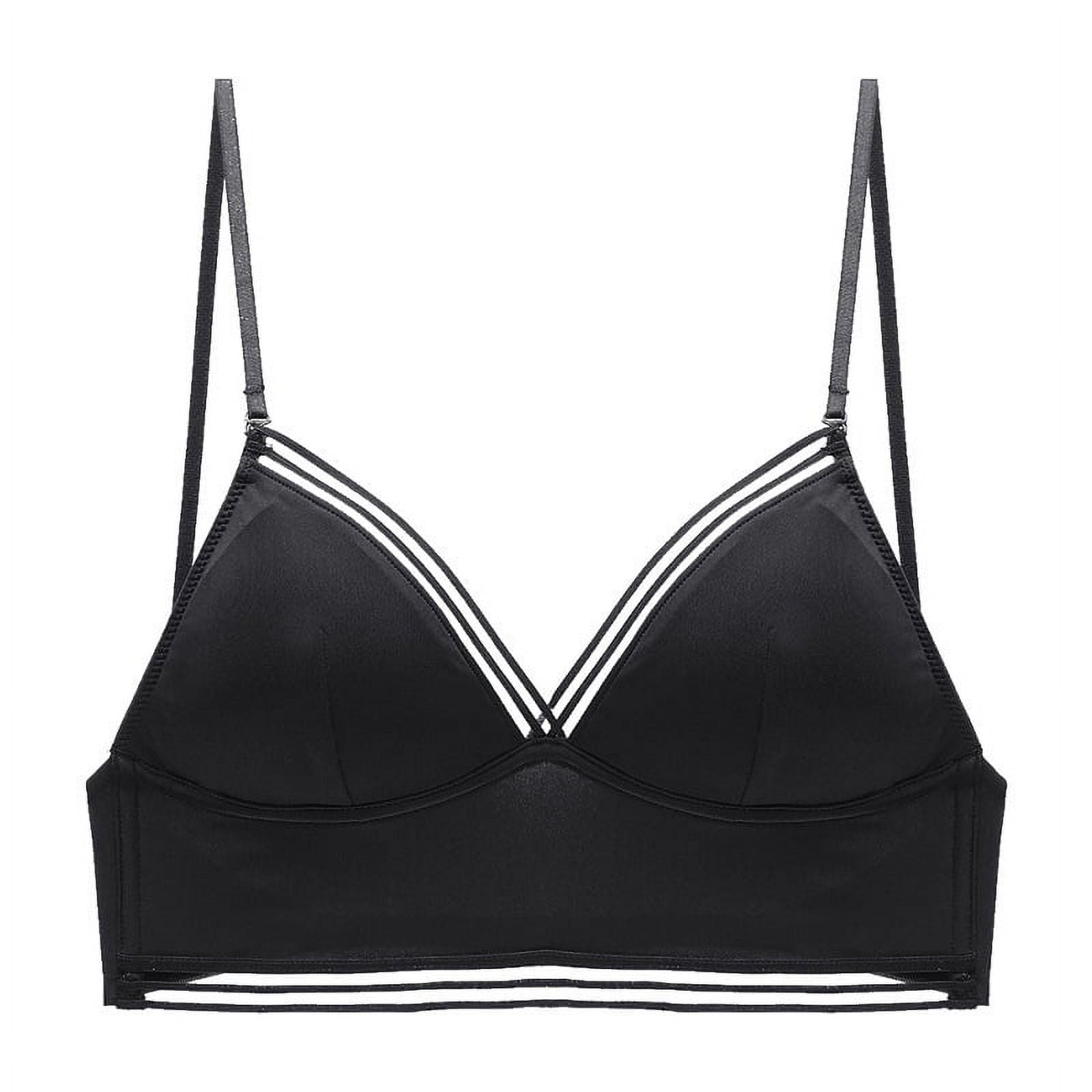 Generic French Triangle Cup Wireless Underwear Bra U-Shaped Bare Back ...