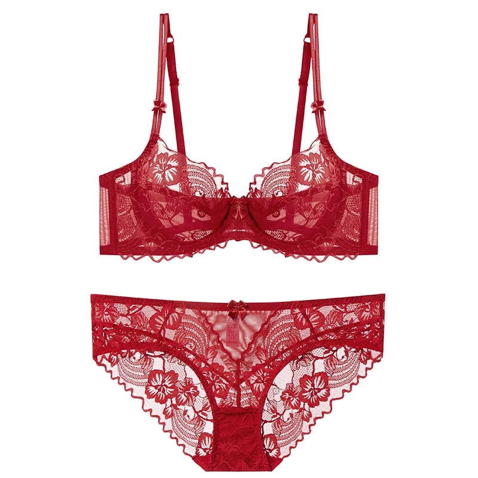 Generic French Underwear Sexy Ultra Slim Transparent Lace Bra Big Chest ...