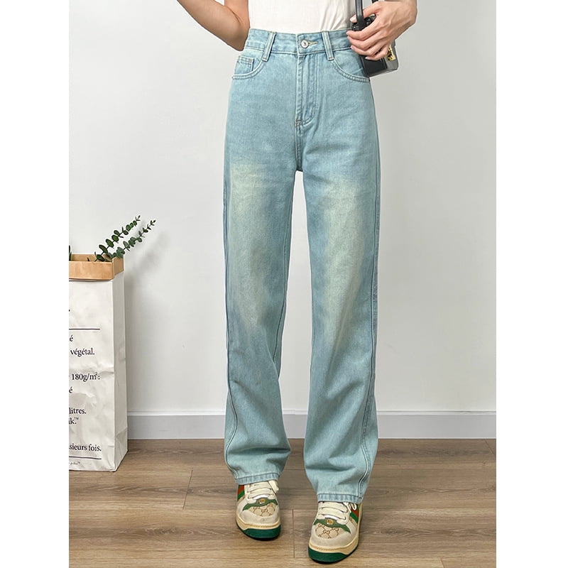 Generic Fresh Glacier Blue Elegance Retro Contrast Color Embroidered ...