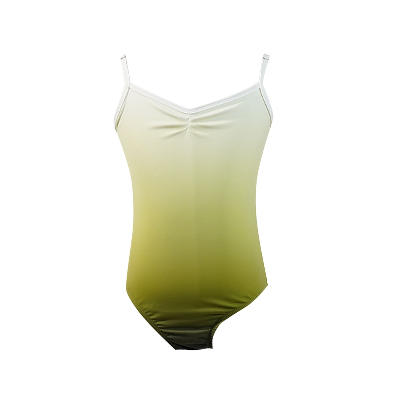 Generic Girl Vibrant Color Gymnastics Leotard Dance Ballet High Cut ...