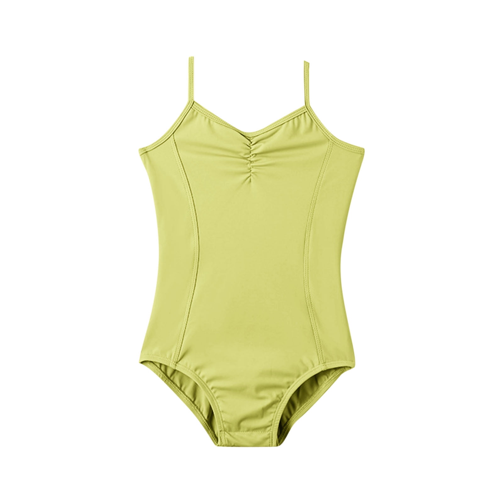 Generic Girl Vibrant Color Gymnastics Leotard V Scoop Back Ballet ...