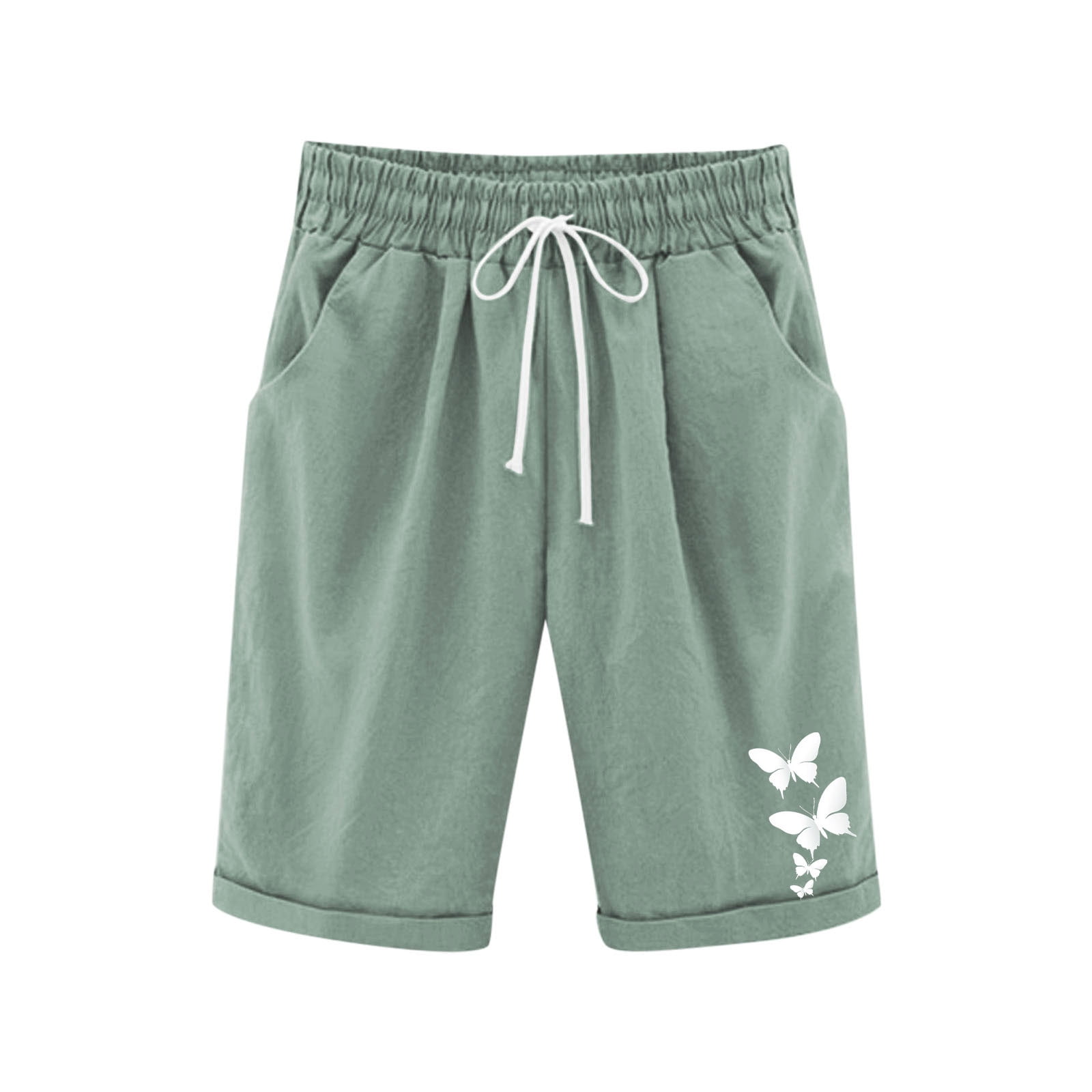 Generic Girls Beach Shorts Fashion Butterflies Graphic Shorts Casual ...