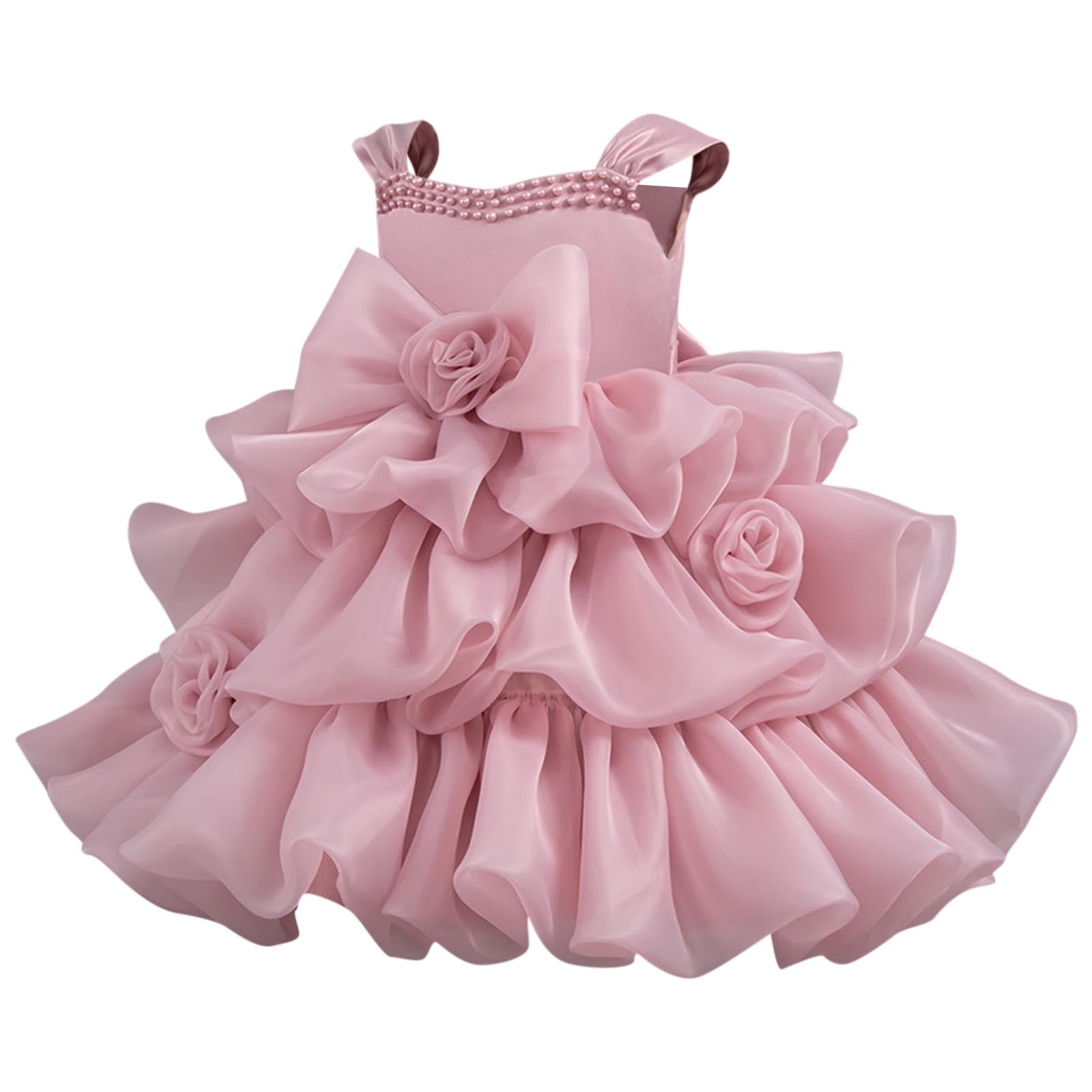 Generic Girls Puffy Layered Princess Dresses Birthday Party Prom Dress ...