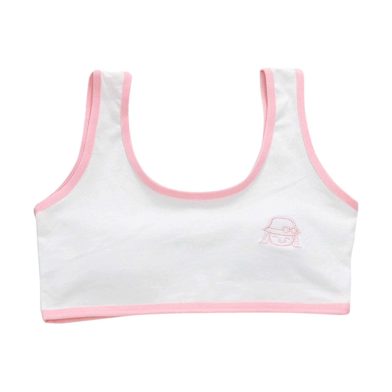 Generic Girls Training Bra Sports Seamless Bras Teen Bra Soft with ...