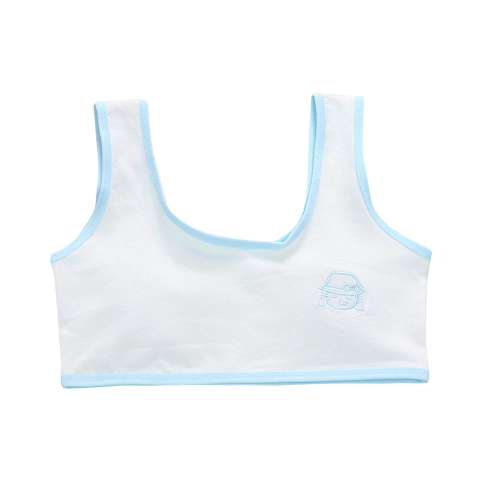 Generic Girls Training Bra Sports Seamless Bras Teen Bra Soft with ...