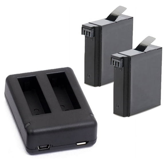Generic GoPro HERO4 Dual Battery Charger and 2x HERO4 Batteries Bundle ...
