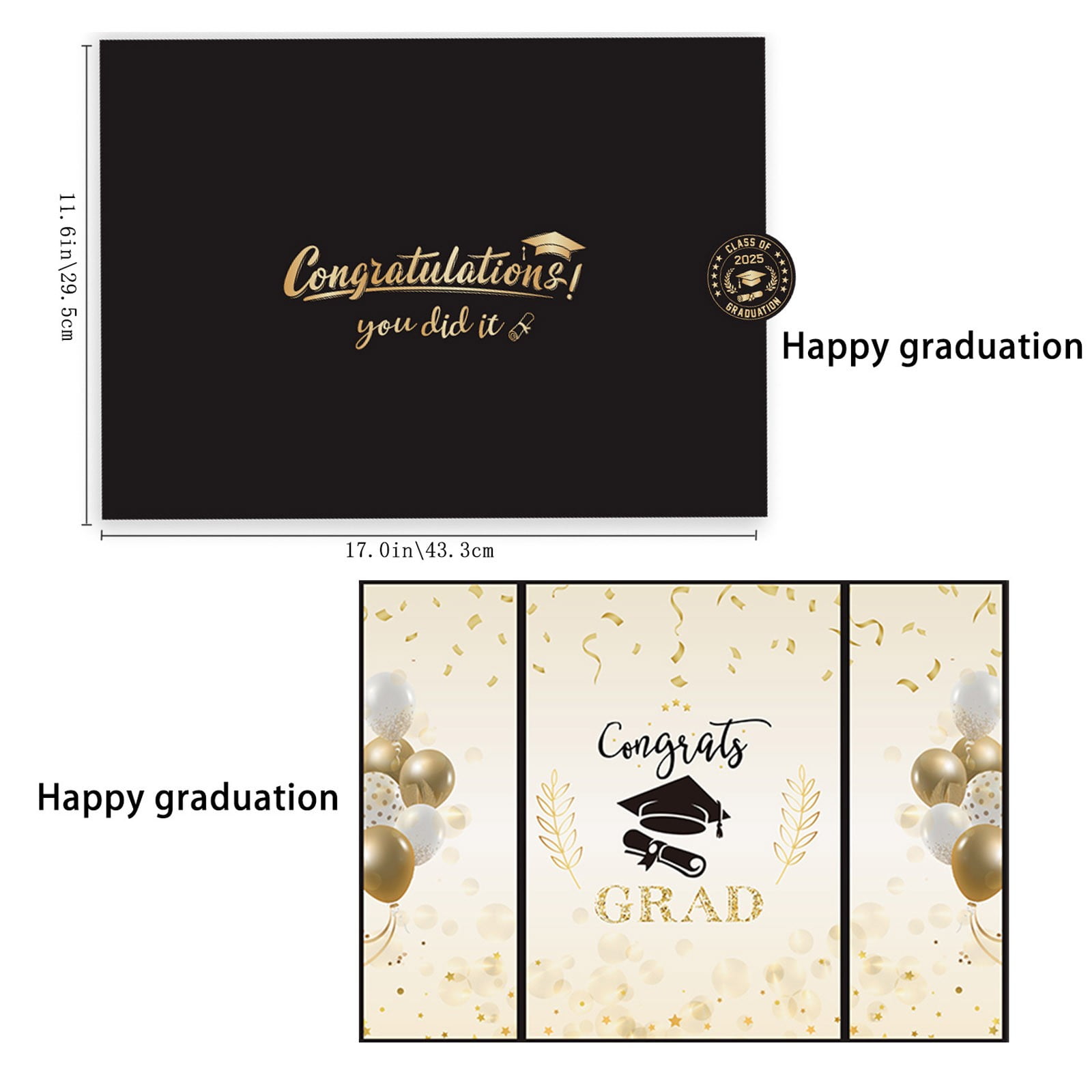 Generic Graduation Decorations Class of 2025, Creative Graduation Guest ...