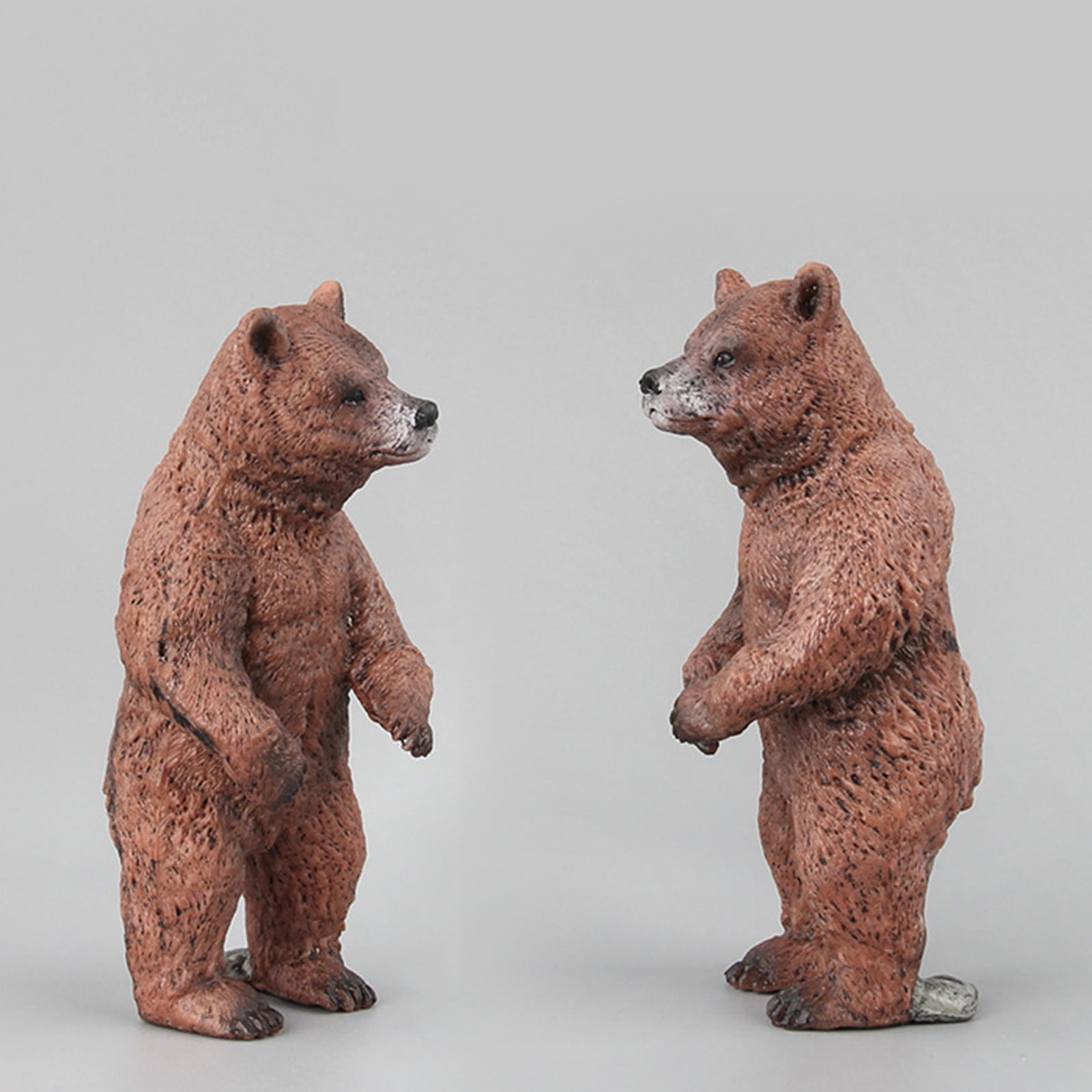Generic Grizzly Bear Figures Toy, 2" Mini Realistic Plastic Animal ...