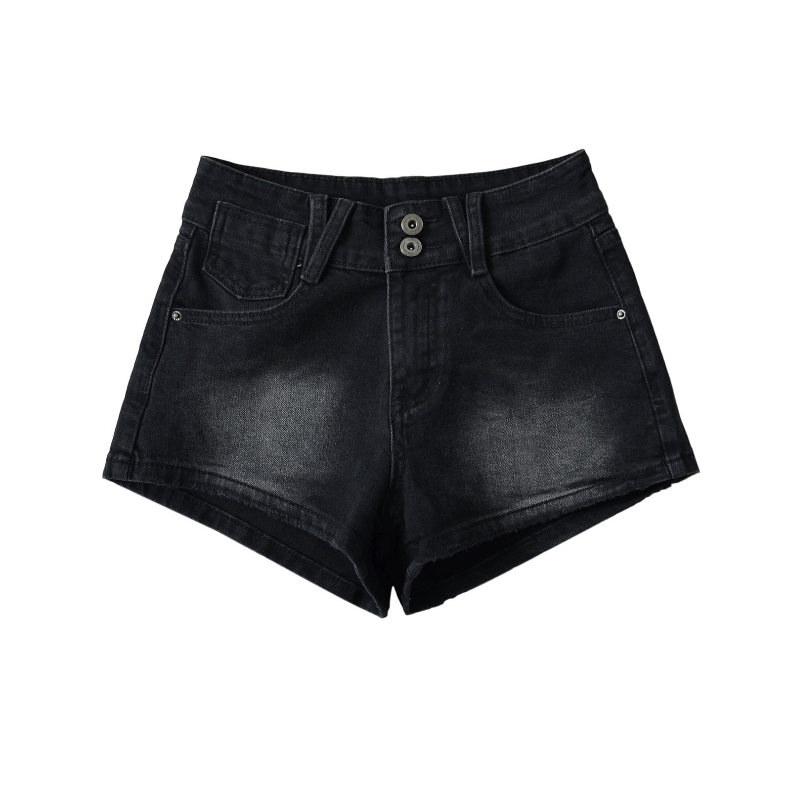 Generic High Slim Fit ~ Retro Hot Girl Denim Shorts Women's Summer High ...