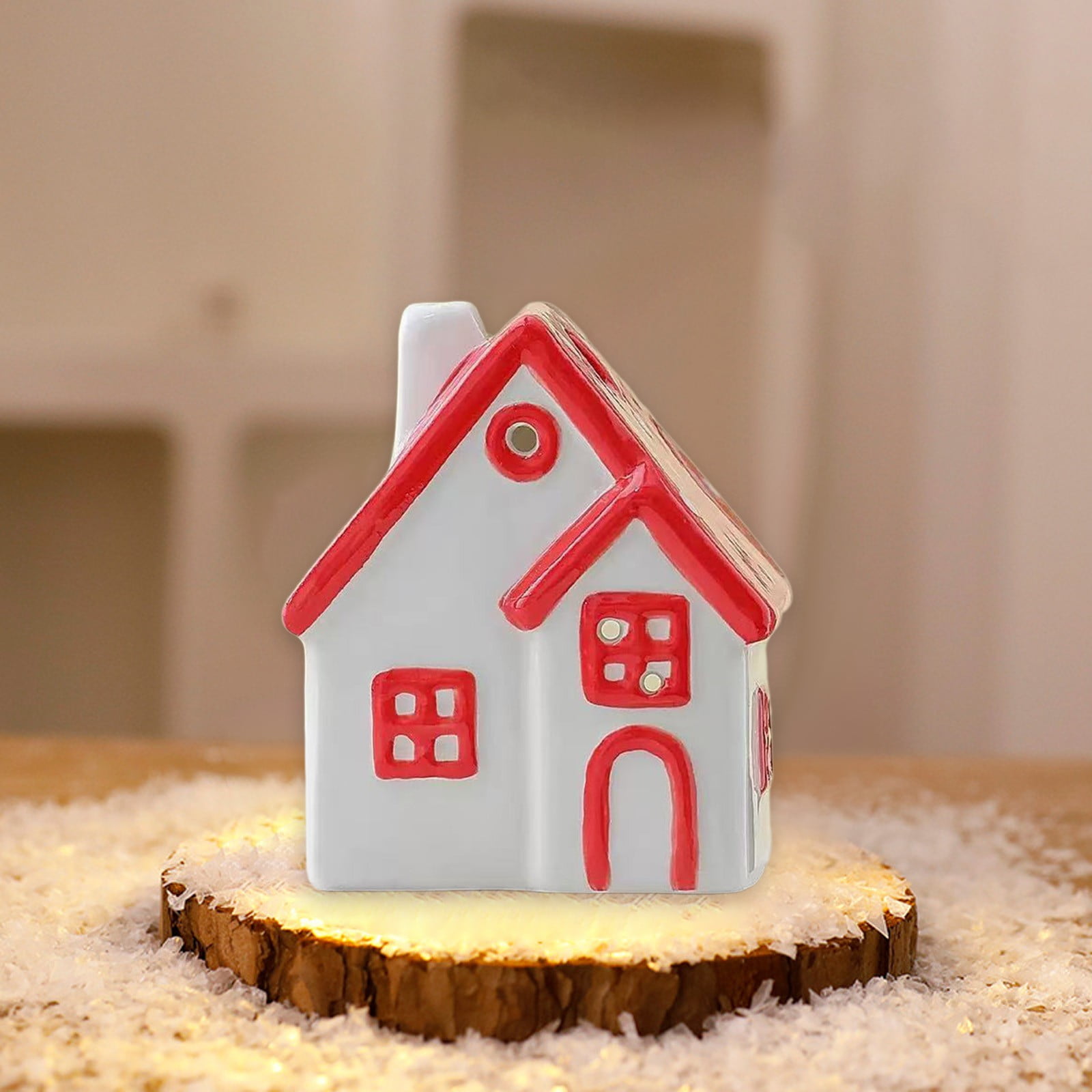 Generic Hollowed Cottage House Candles, Hollowed House Tealight Candle ...