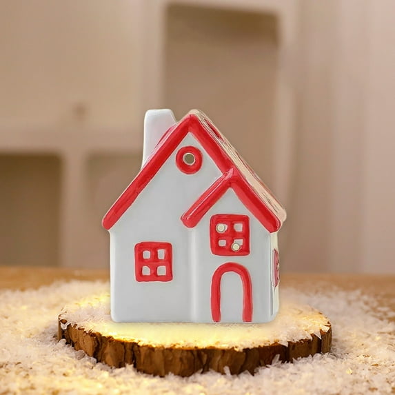 Generic Hollowed Cottage House Candles, Hollowed House Tealight Candle ...