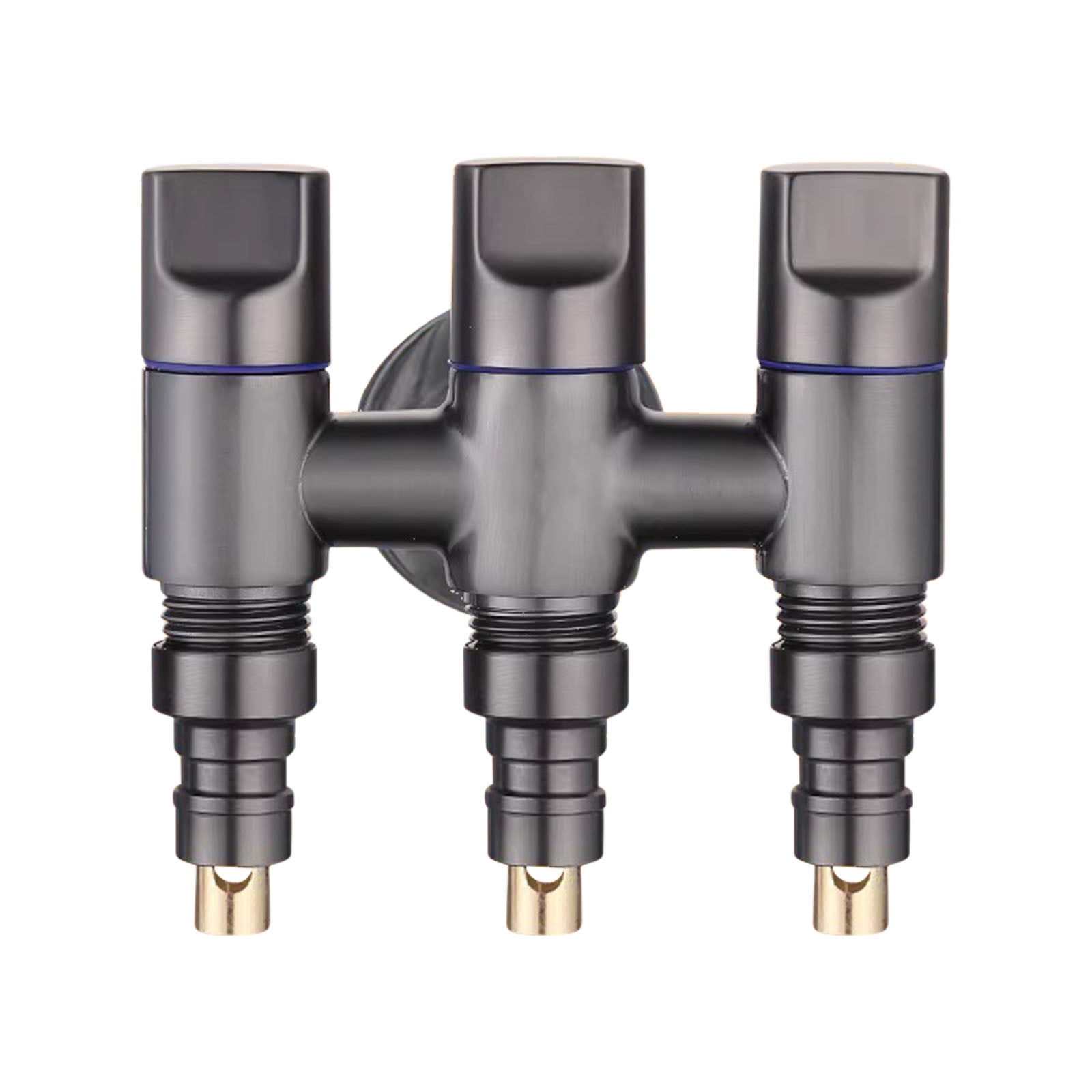 Generic Hose Splitter 3 Way Hose Connector 1/2 Inch Inlet Outlet Garden ...