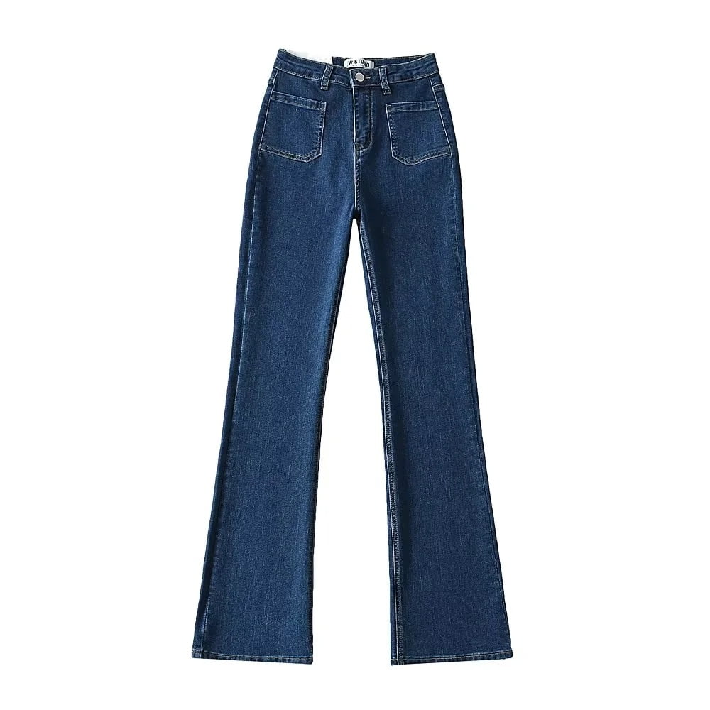 Generic Hot Girl Sexy Front Pocket Slightly Pull Mop Denim Trousers ...