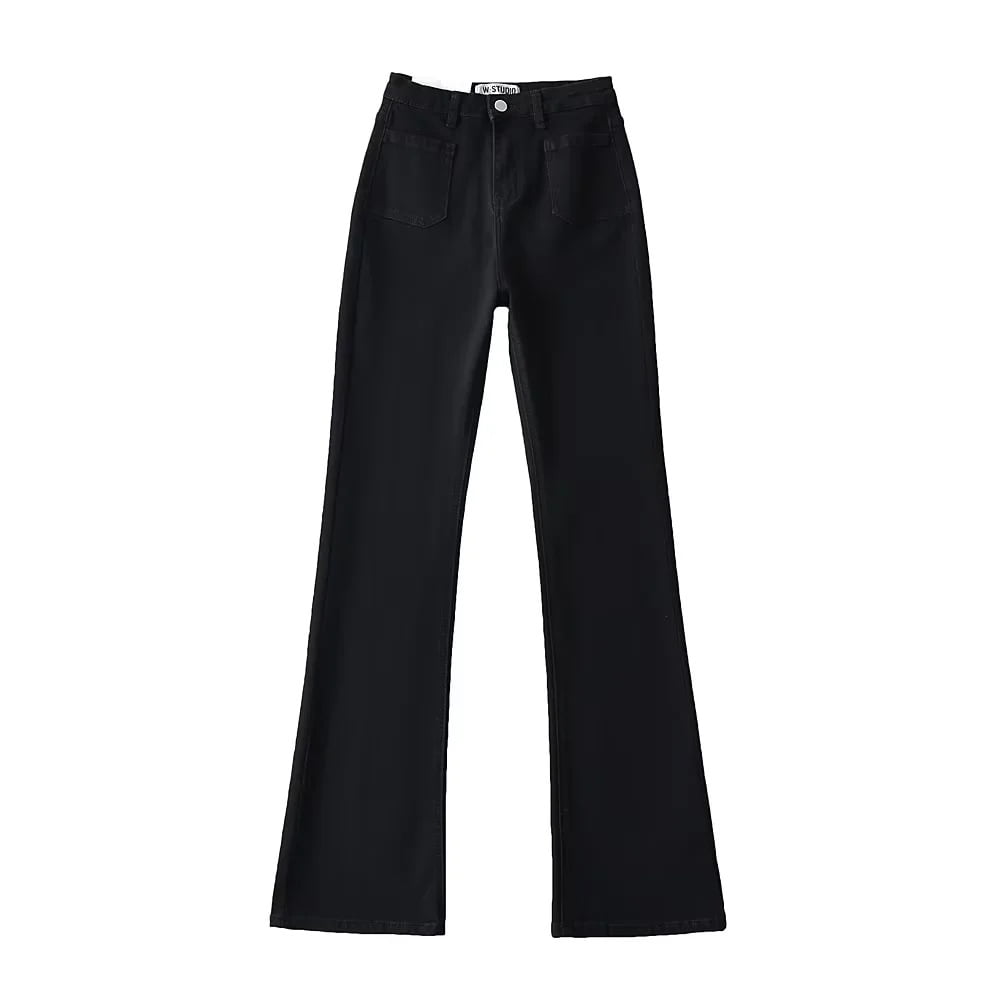 Generic Hot Girl Sexy Front Pocket Slightly Pull Mop Denim Trousers ...