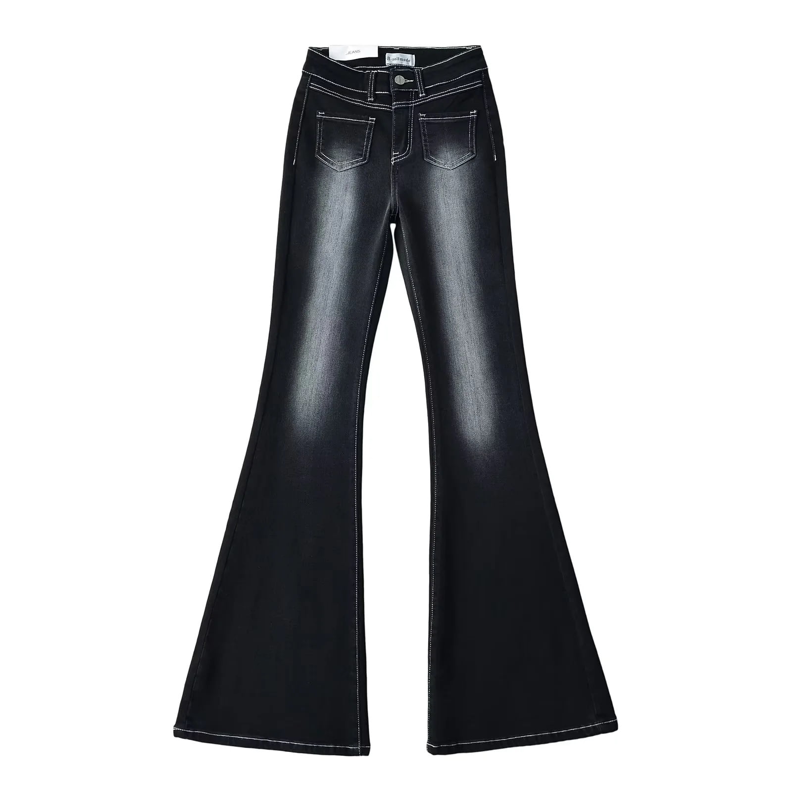 Generic Hot Girl Waist Fine Shen Pants Jeans Women's Summer Bright Line ...