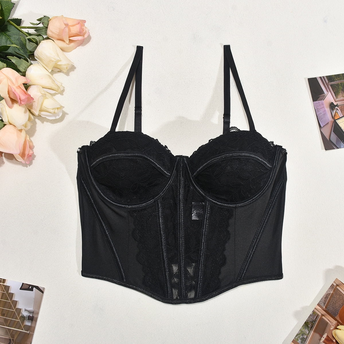 Generic INS Popular Women's Clothing New Fishbone Lace Sexy Shapewear ...