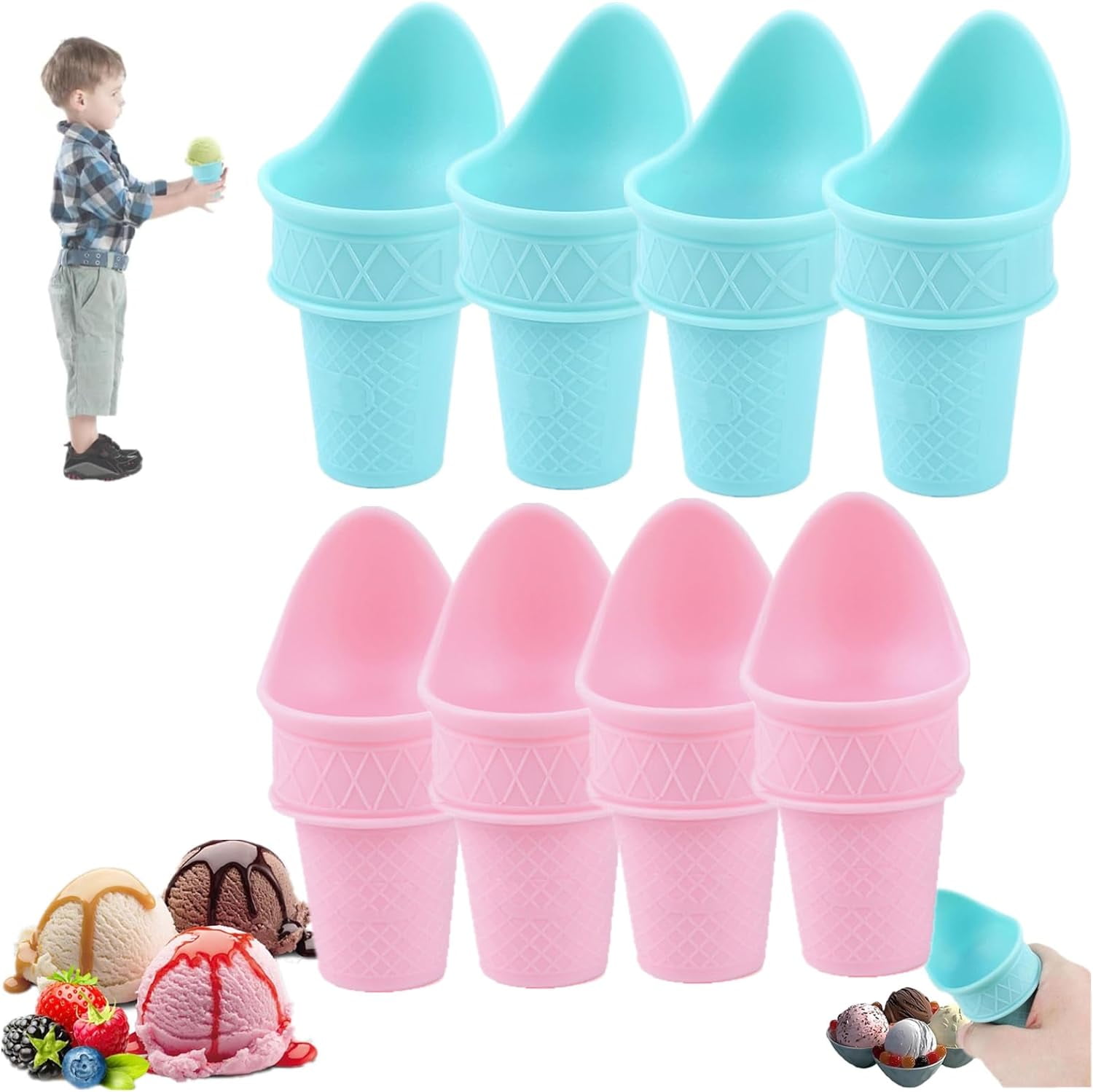 Generic Ice Cream Cone Holder - Ice Cream Cone Scoop, Mini Ice Cream ...