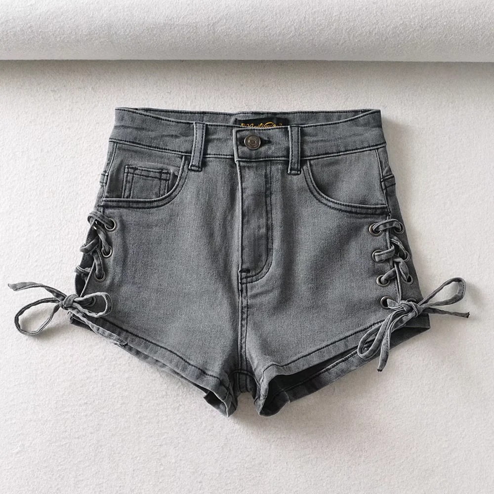 Generic Ins Hot Girl Summer Hollow-out Side Strap Elastic Slim Fit ...