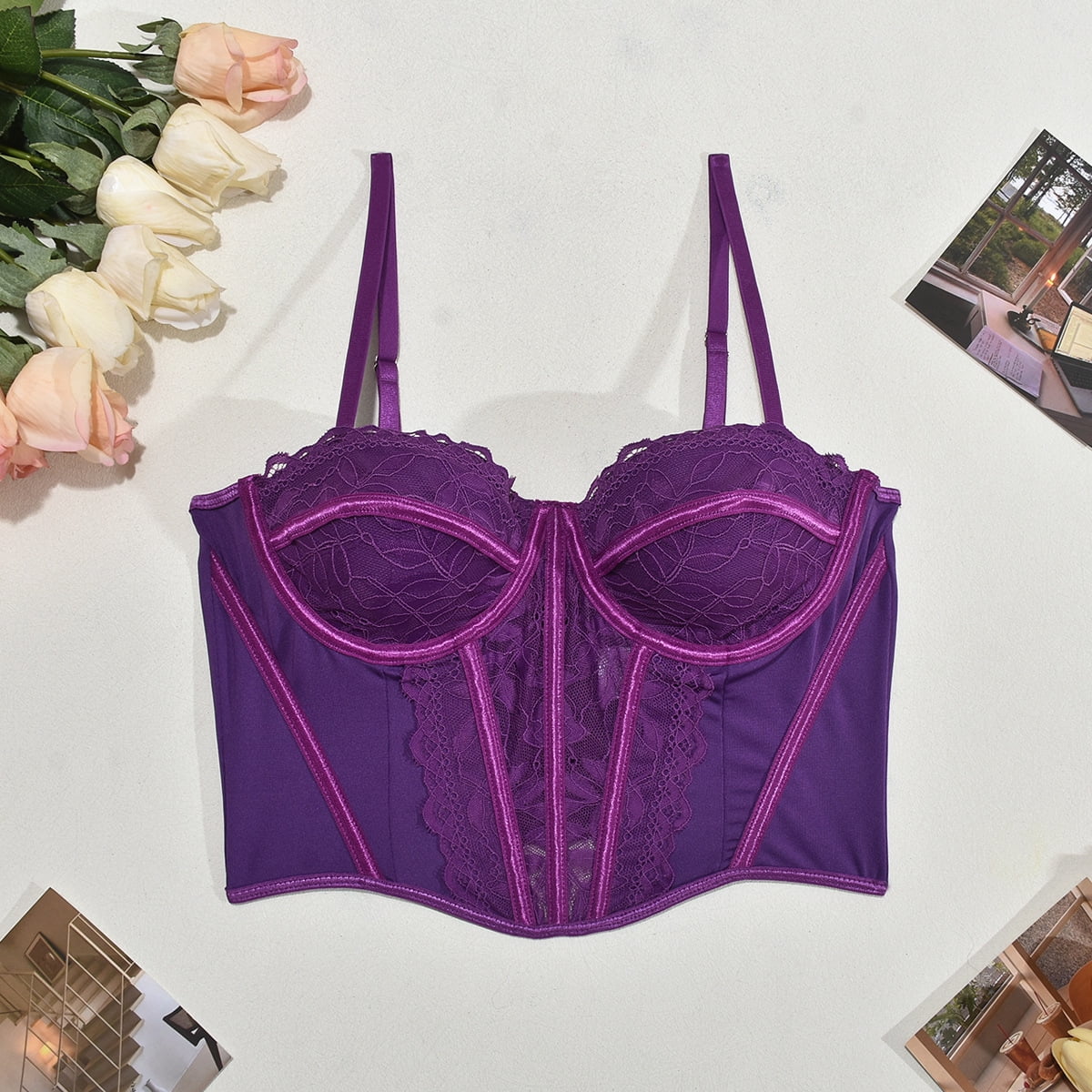 Generic Ins Popular Women's Clothing New Fishbone Lace Sexy Corset ...