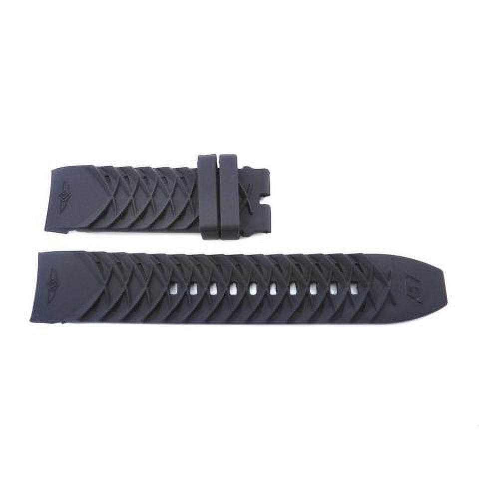 Generic Invicta S1 Rally Black 24mm Silicone Replacement Watch Strap ...