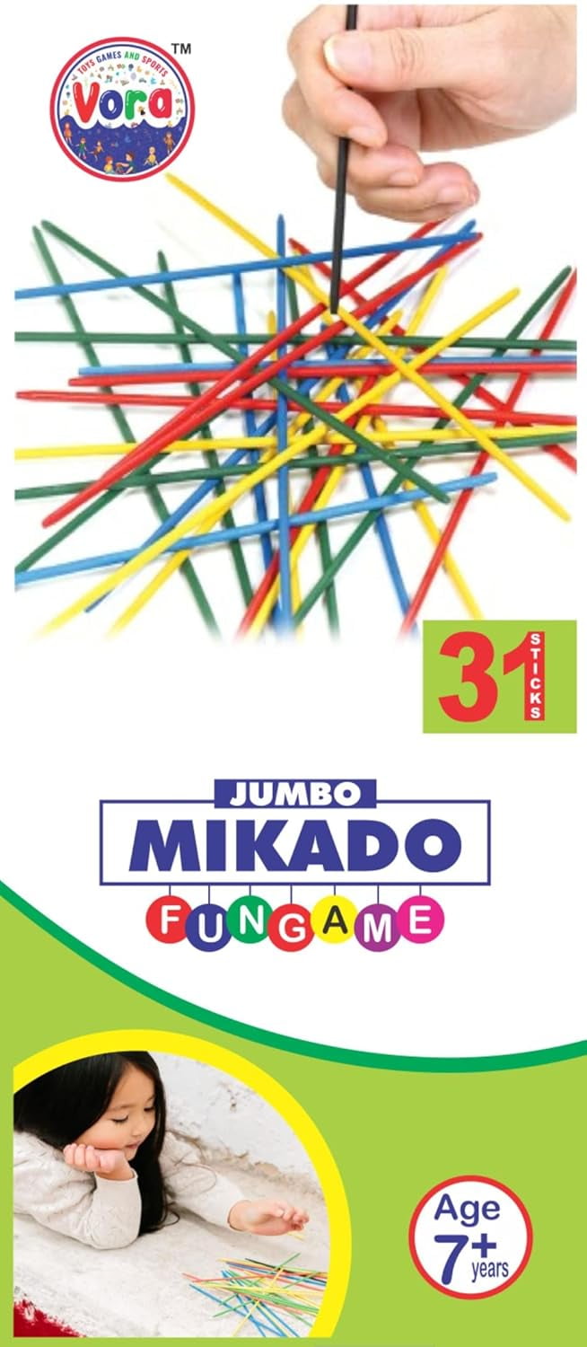 Generic Jumbo Mikado Sticks Family Game for All Ages 31 Jumbo Sticks - Walmart.com