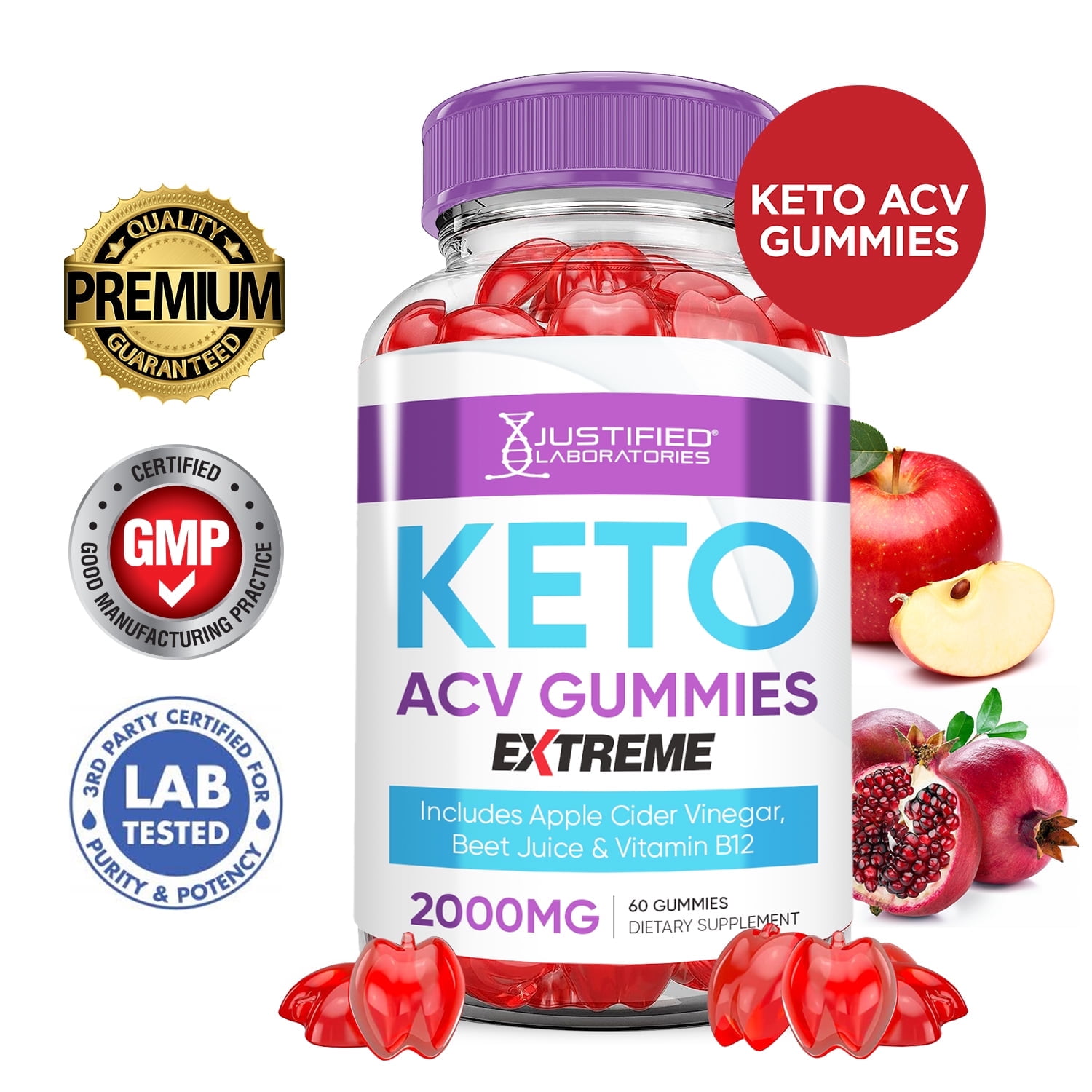 Keto Extreme ACV Gummies 2000mg Dietary Supplement 60 Gummys - Walmart.com
