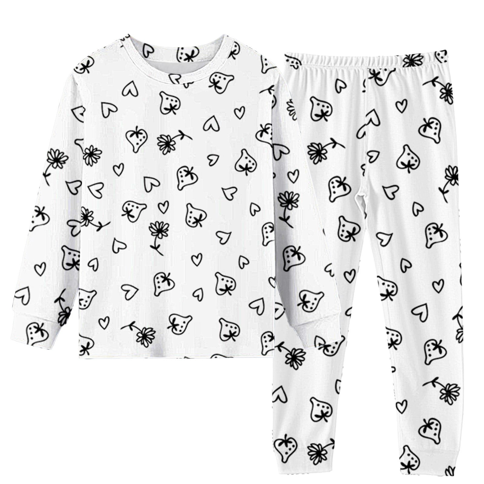 Generic Kids Pajama Sets Colorable Pajamas DIY Hand Painted Homewear ...