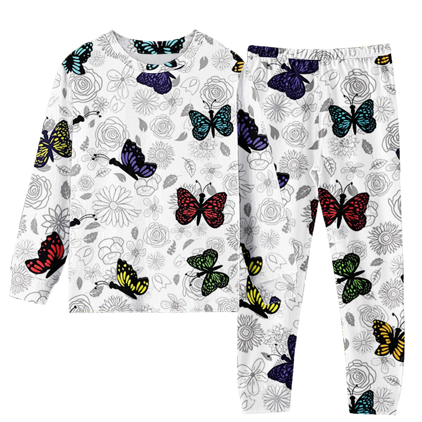 Generic Kids Pajama Sets Colorable Pajamas DIY Hand Painted Homewear ...