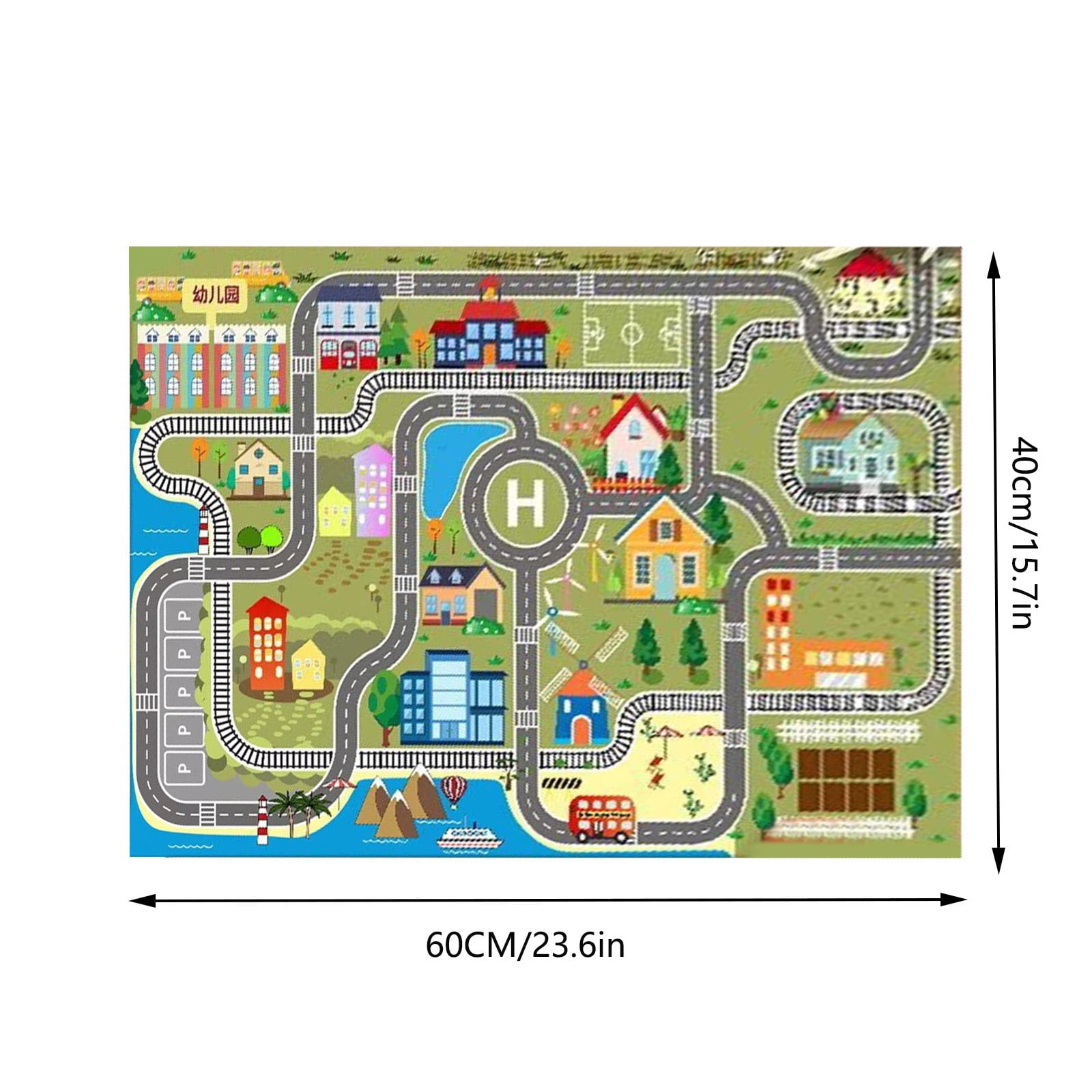 Generic Kids Rug Play Mat Great for Playing with Cars and Toys ...